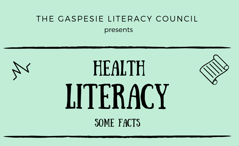 Health Literacy Infographic Gaspesie Literacy Council